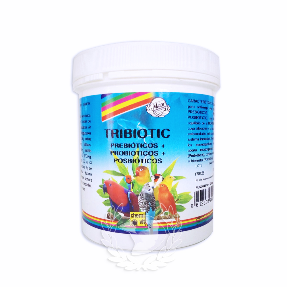 CANARIOS Tribiotic CHEMI VIT Flora Intestinal ProductosParaAves.Com